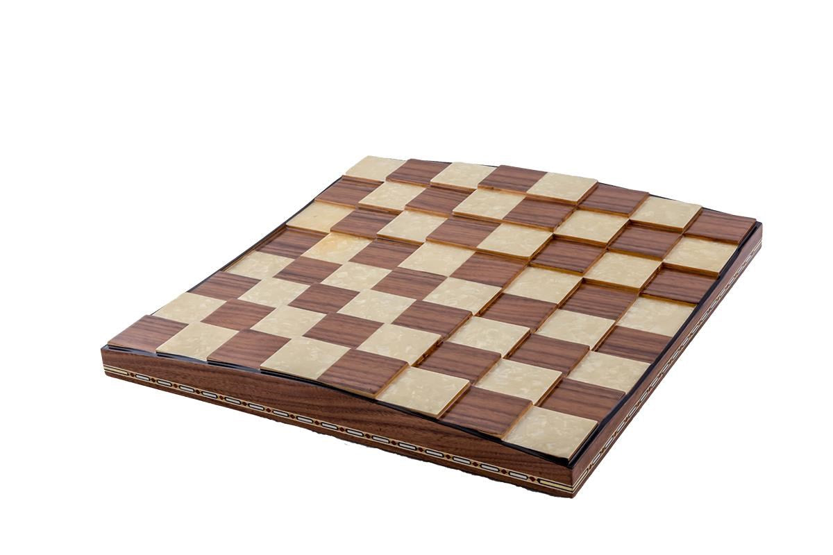 16.3 Inches Pyramid Chess Board | Code: 2656 – Helena Wood Art