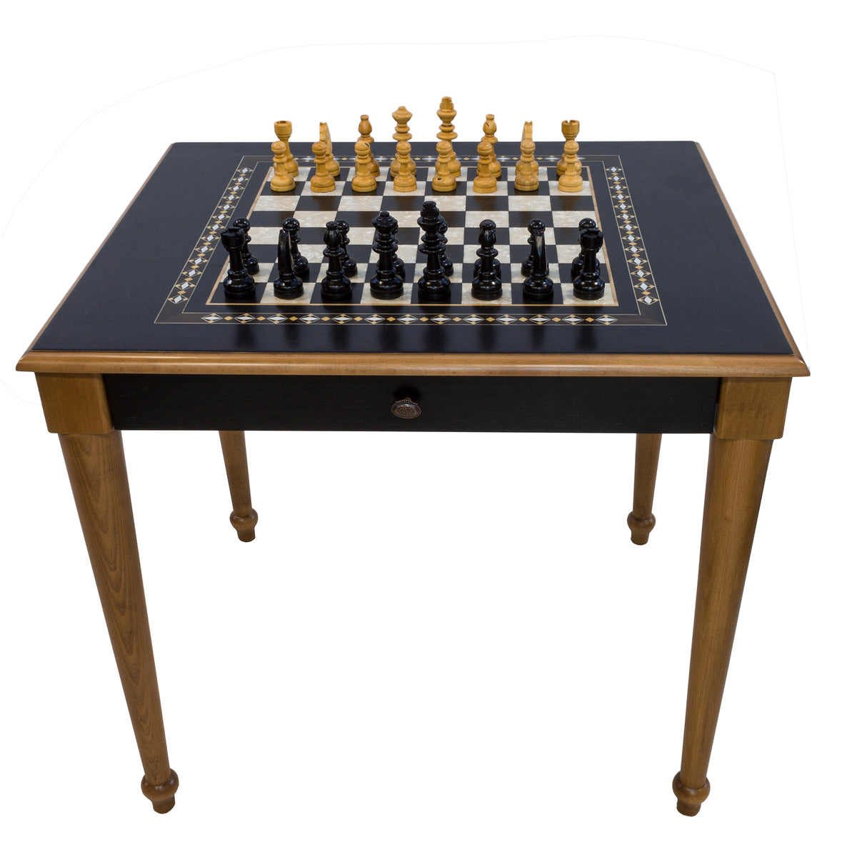 Handcrafted Luxury Chess Table – Helena Wood Art