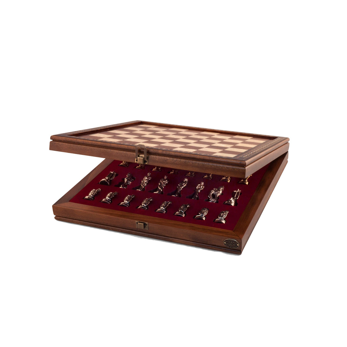 16,5" Inches Hero Chess Set | Walnut | Code: 2632 – Helena Wood Art