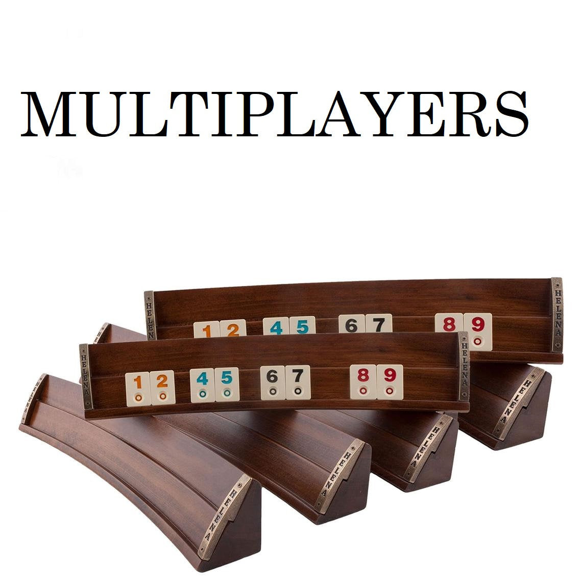 Multiplayer Rummy Cube Board Game Set - Customized Oval Rummikub Game ...